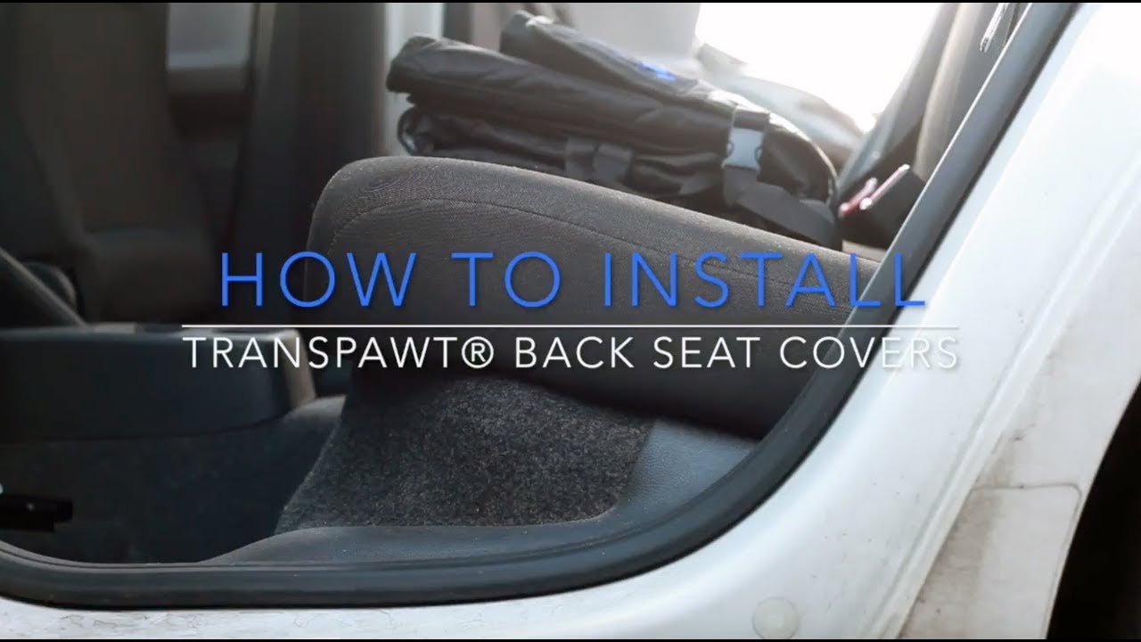 Installing the Best Dog Car Seat Cover for Dogs 2018 by Transpawt ...