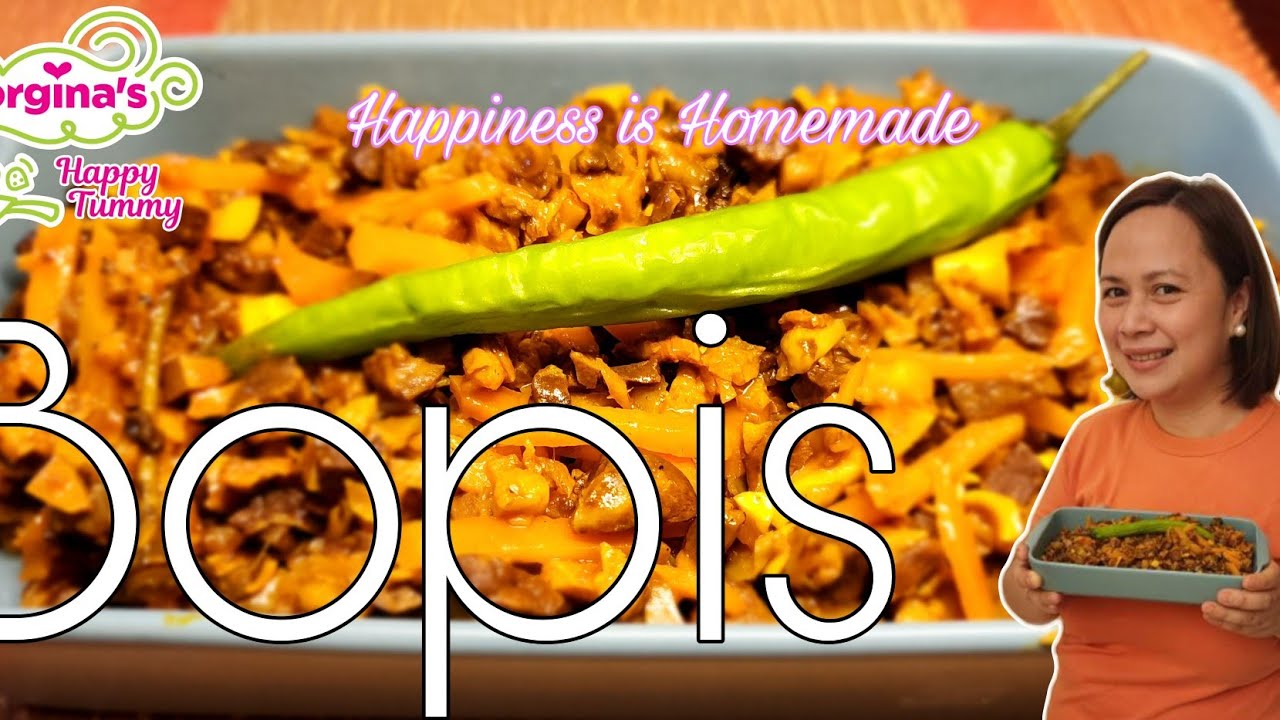 Watch this video and learn How to cook this Filipino dish Pork Bopis ...