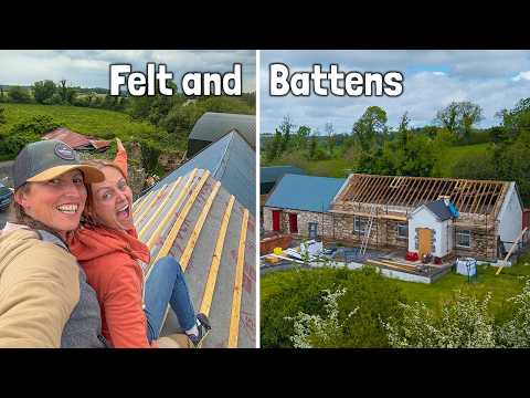 MASSIVE step re-roofing our cottage ourselves! DIY roof job.