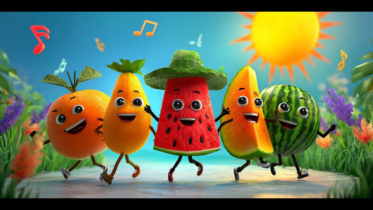 Chanson – La Danse des Fruits d’Été 🌞 Comptine Joyeuse pour Enfants ...