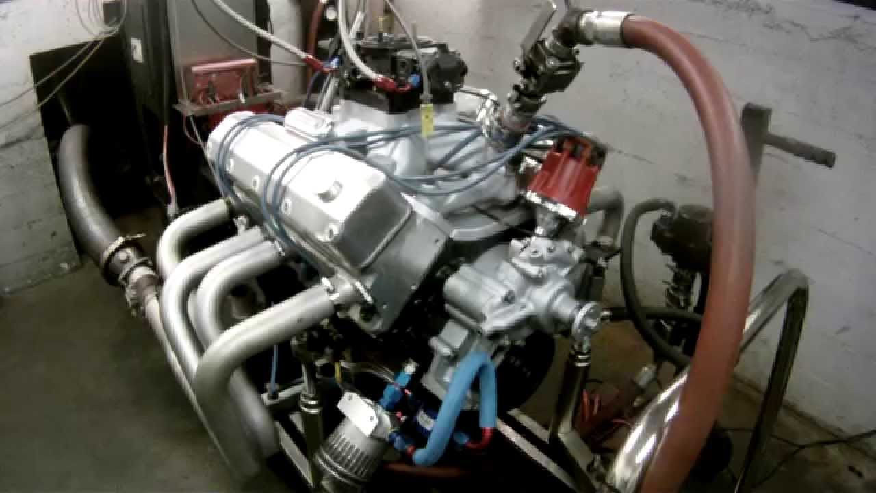 422 CID AMC Drag Race motor on the DTS Dyno with Exhaust... - YouTube