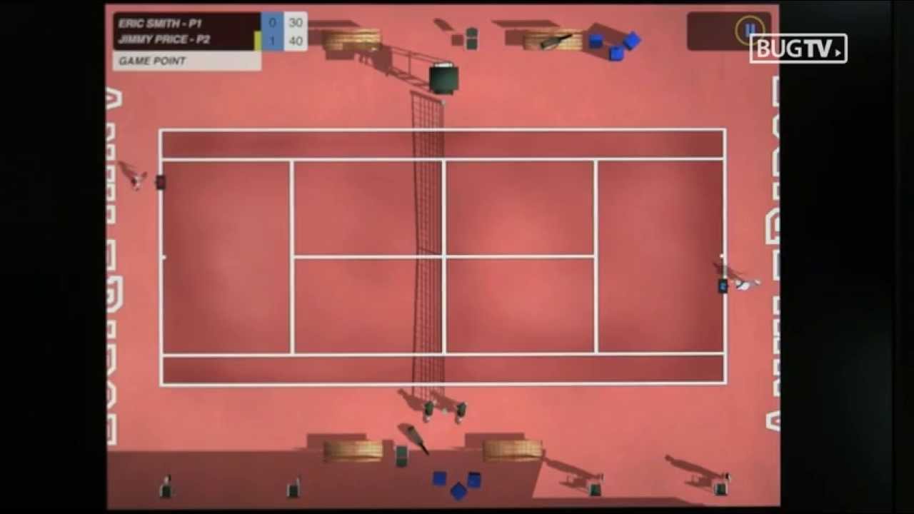 Multiplayer igranje tenisa na iPadu - YouTube