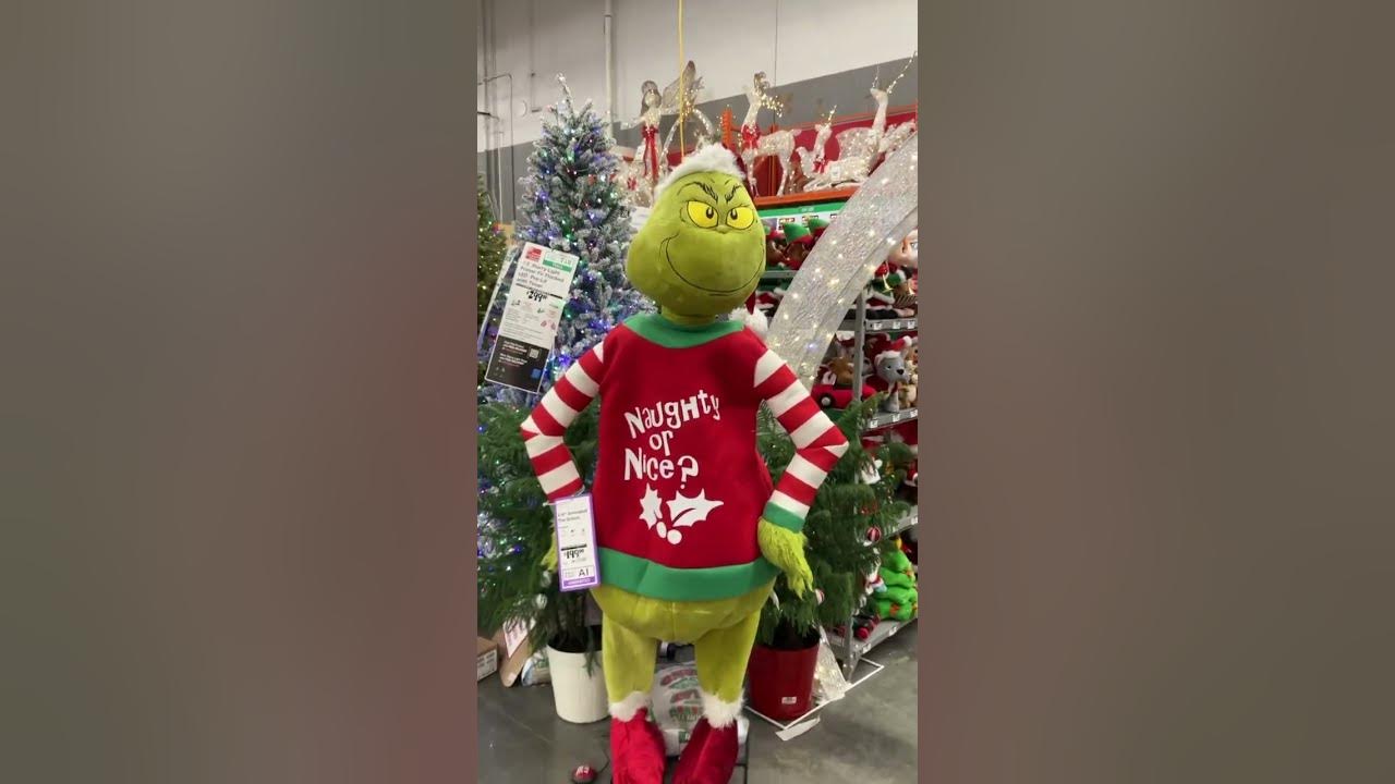 Mr Grinch Animatronic Christmas Home Depot Youtube