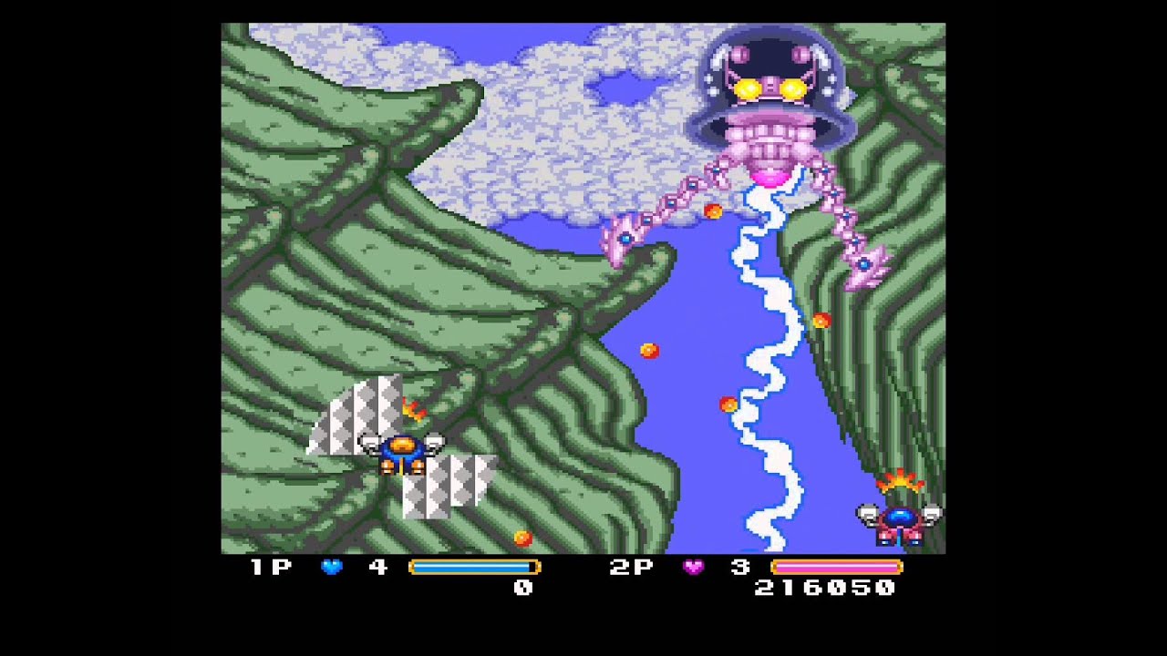 Detana!! TwinBee PC Engine 2 player - YouTube