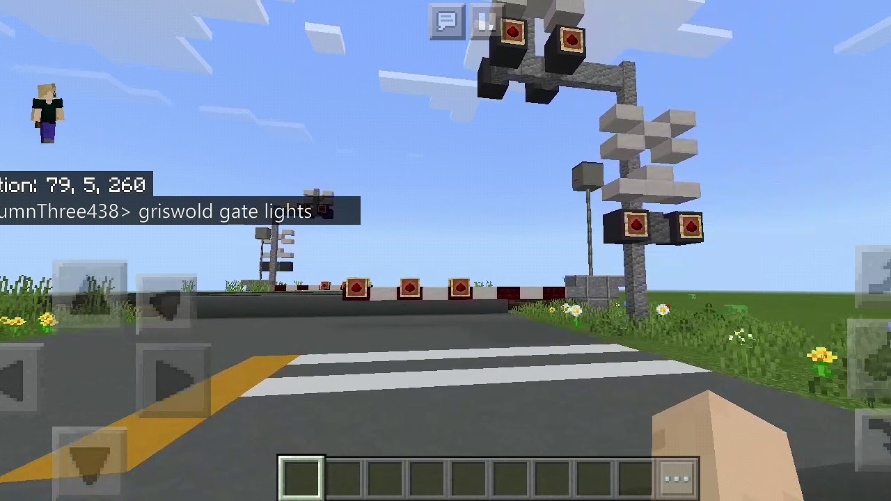Minecraft Griswold Rail Road Crossing - YouTube
