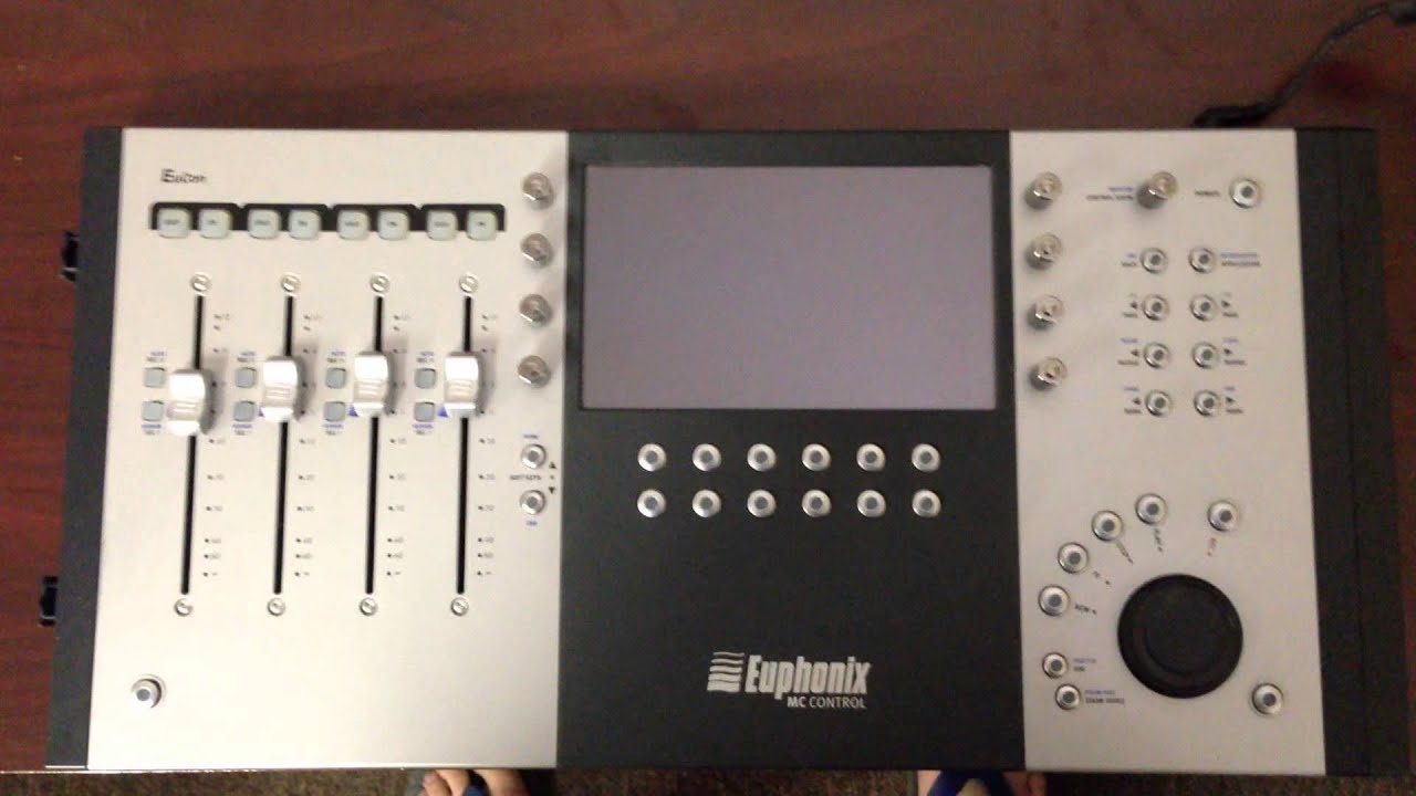 Euphonix (Avid) MC Control for sale - $700 - YouTube