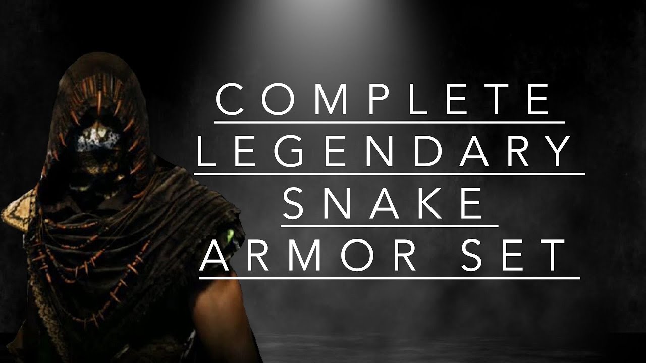 Assassin's Creed Odyssey: TESTING OUT LEGENDARY SNAKE SET - YouTube