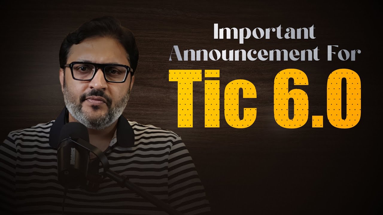 Final Call for TIC 6.0 Admissions – Deadline Extended! - YouTube