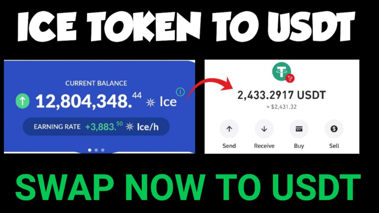 Swap Ice Token To USDT | Ice Listing and Withdrawal Update - YouTube