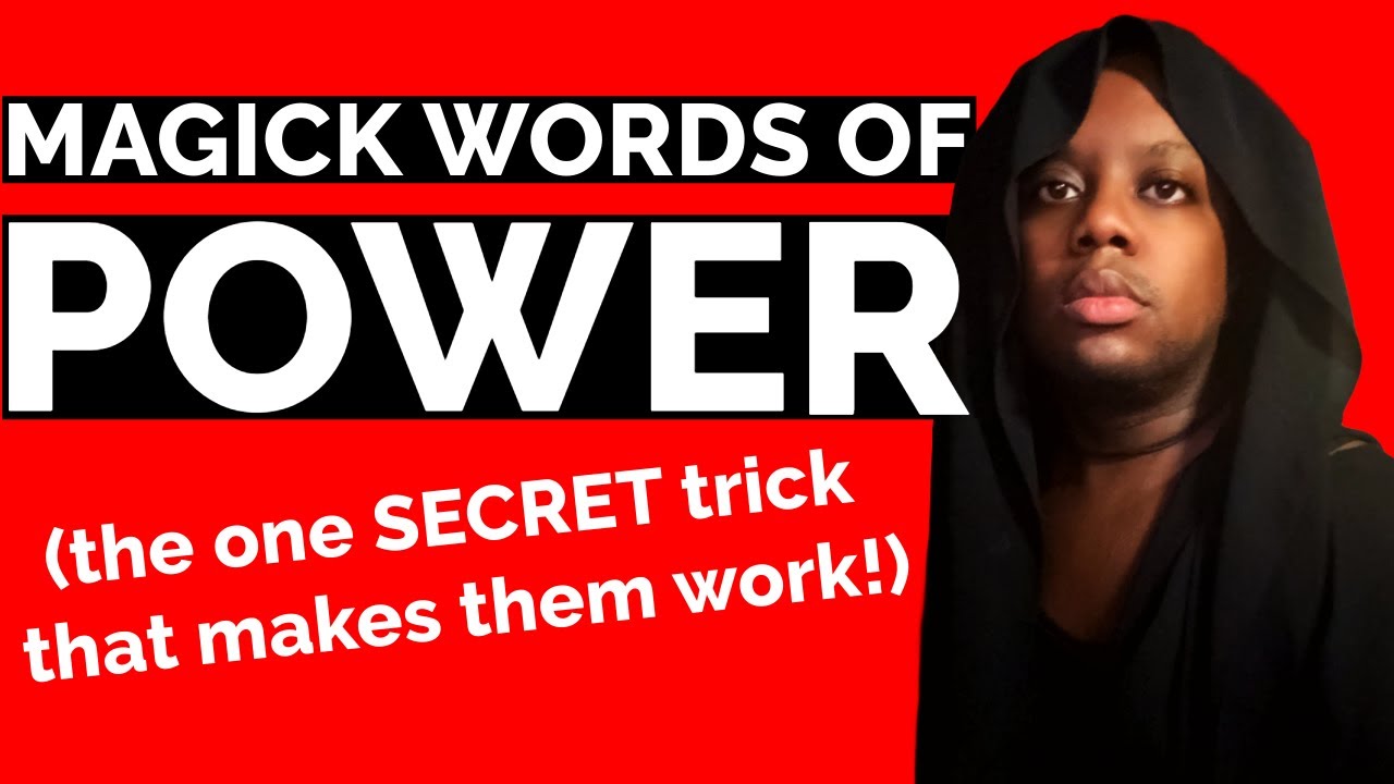 Words of Power: Do magic words work? | Travis Magus | LVX777 - YouTube