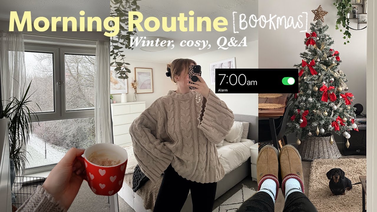 Winter morning routine ️🎄📖 Cosy home vibes and a chatty Q&A | Bookmas ...