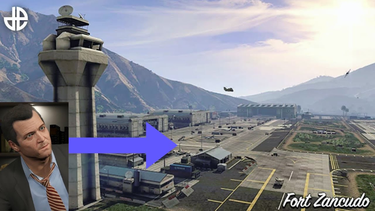 Breaking into the army base with heavy body armour in GTA V! - YouTube