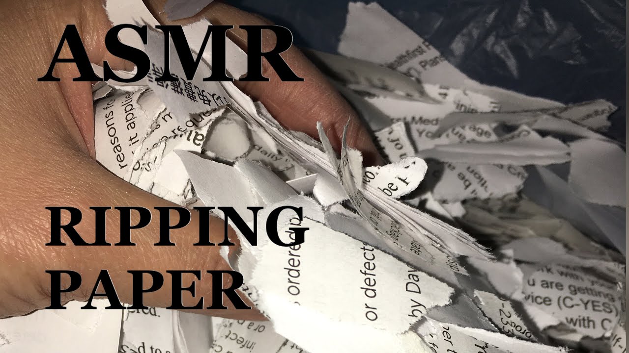 ASMR Ripping Up Paper No Talking YouTube asmr-ripping-up-paper-no-talking-youtube
