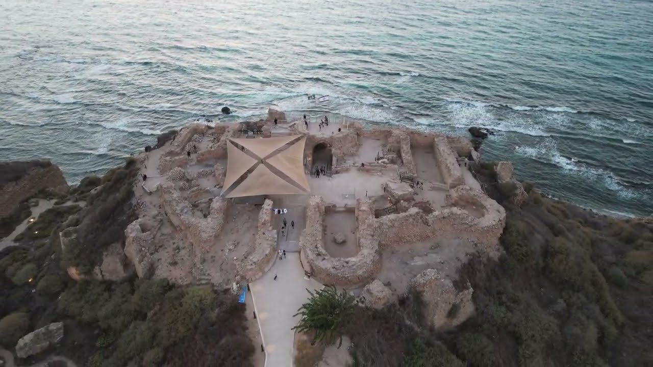 Apollonia National Park (Tel Arsuf) (Shot with DJI Mavic Air 2S) - YouTube