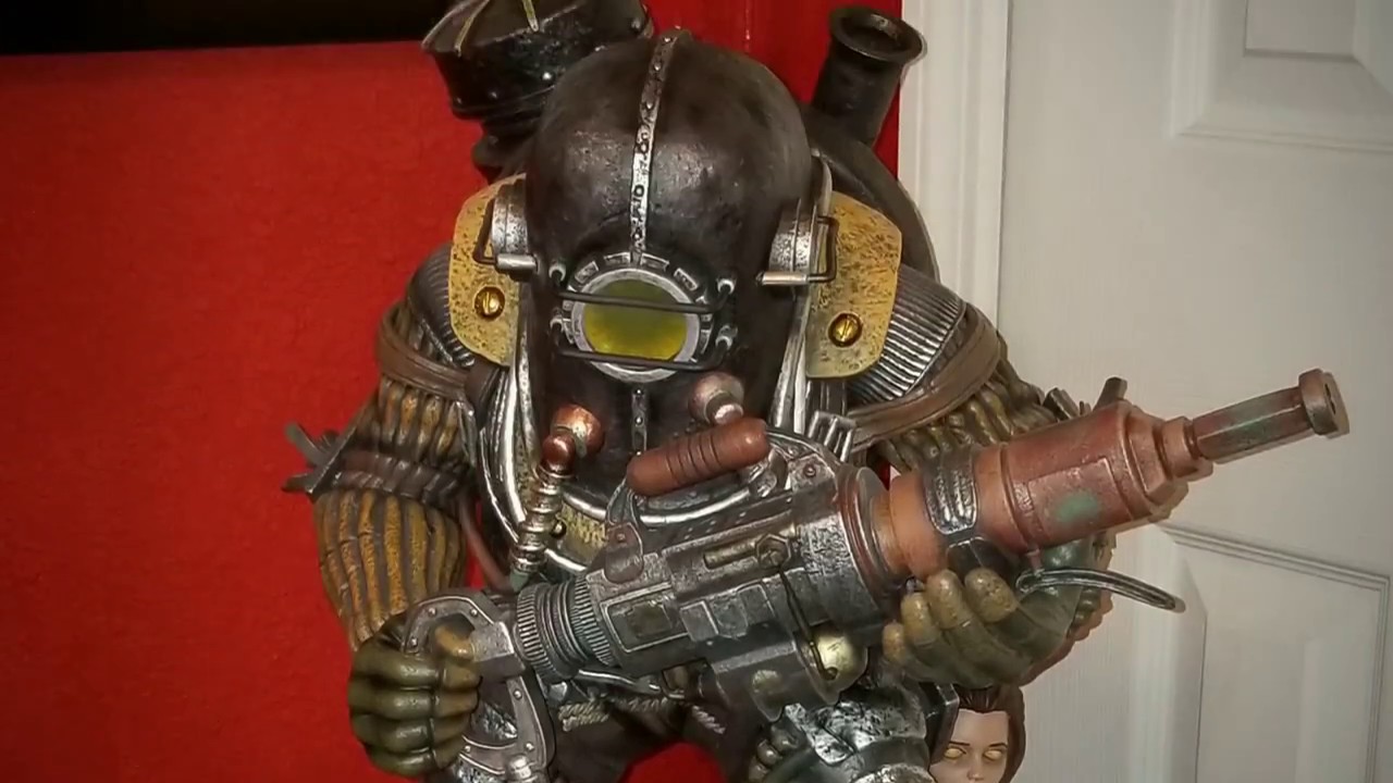 BIOSHOCK ROSIE , Big Daddy statue by Gaming Heads. - YouTube