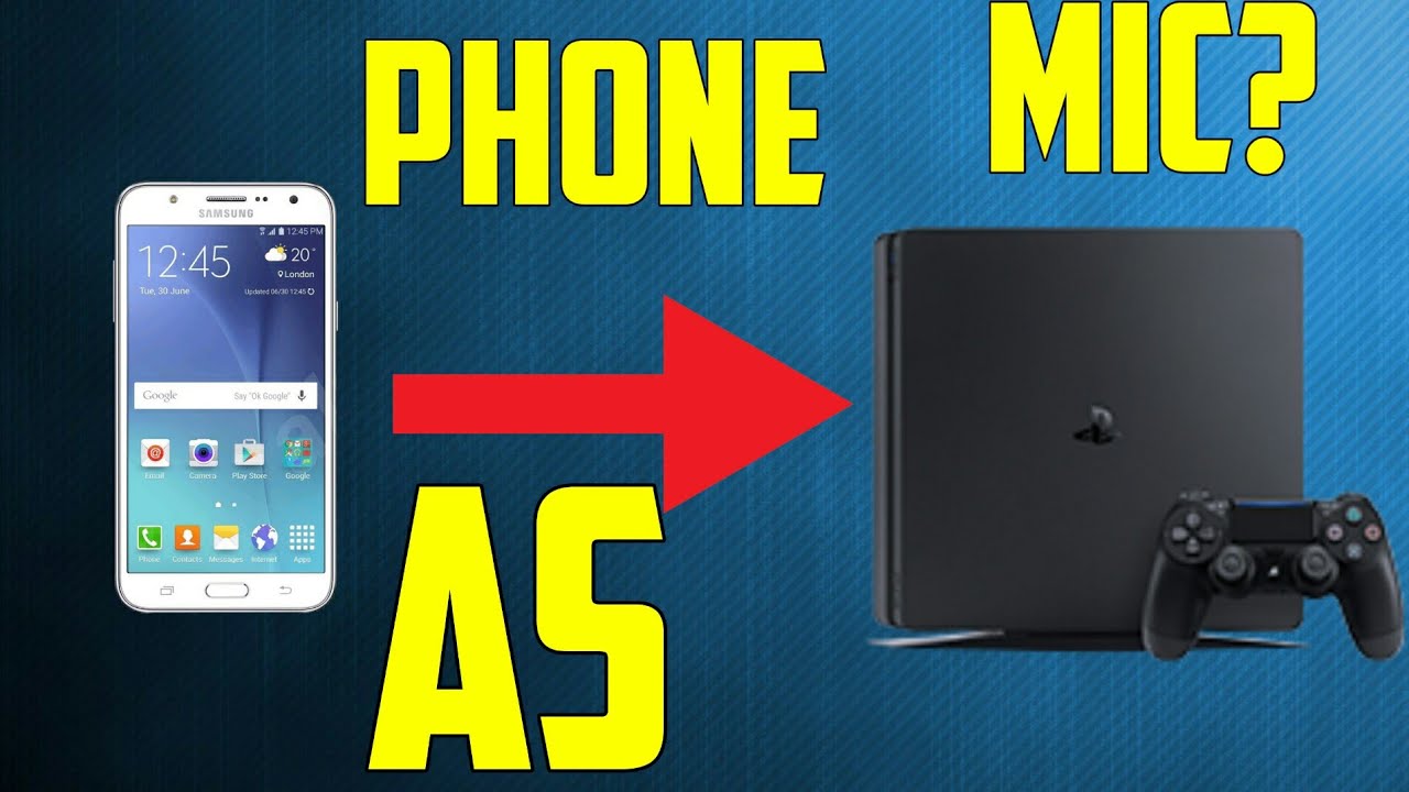 How to use a Phone as a PS4 Mic (WORKING 2020!!) - YouTube