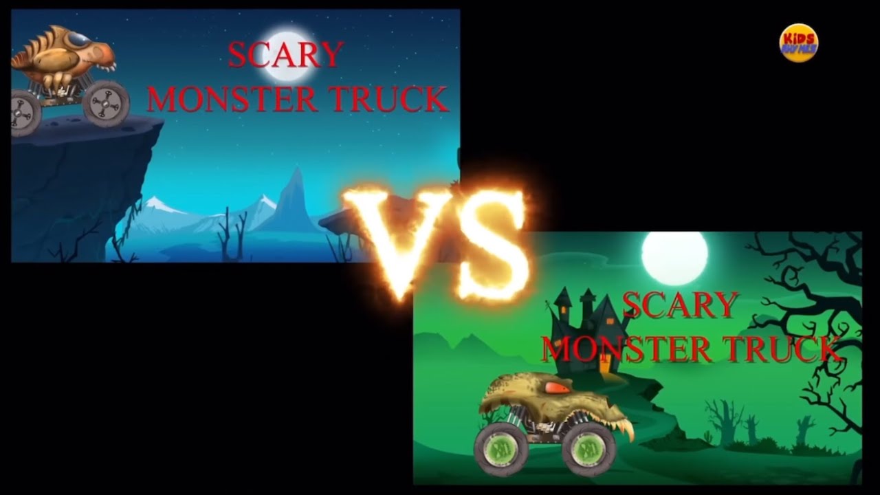SCARY MONSTER TRUCK VS SCARY MONSTER TRUCK - YouTube
