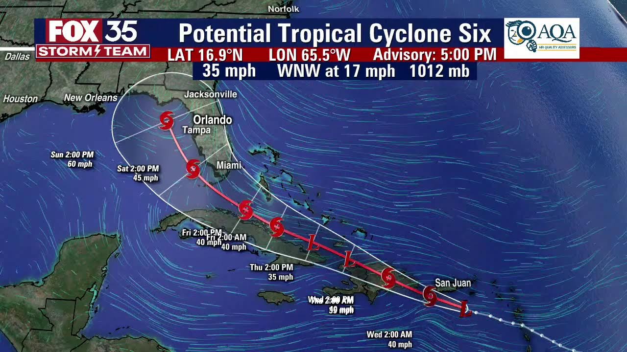 LIVE TRACKING: Tropical Storm Fred likely to form on Tuesday, Florida ...
