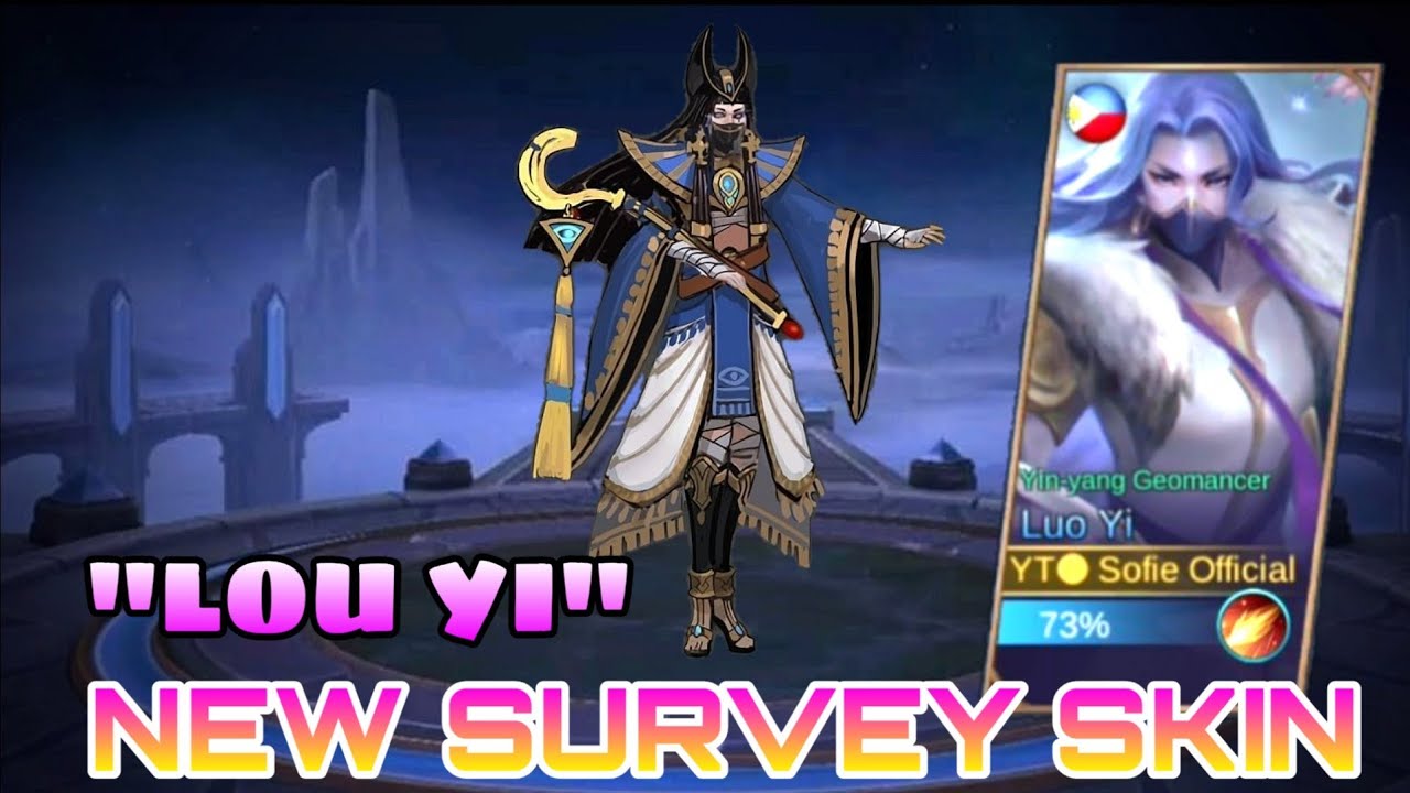 LOU YI || YIN YANG GEOMANCER | NEW SURVEY SKIN || Mobile Legends: Bang ...