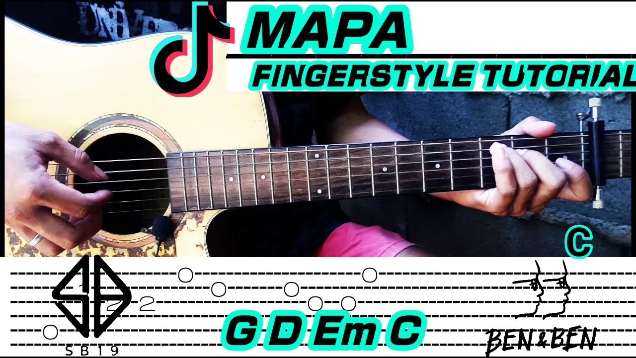 MAPA - SB19 | Ben&Ben (Guitar Fingerstyle) Tabs + Chords - YouTube