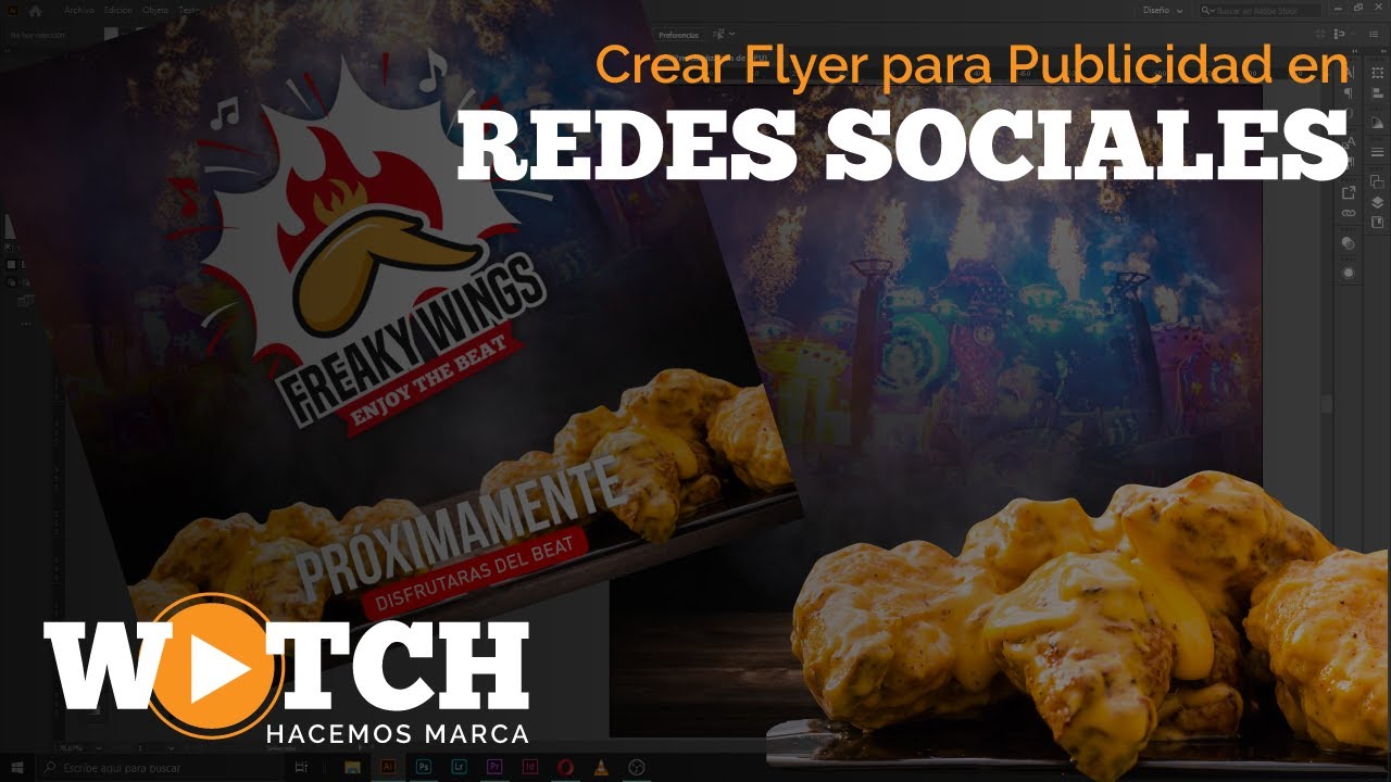 Como crear un FLYER PUBLICITARIO PARA REDES SOCIALES 🚀 (Timelapse ...