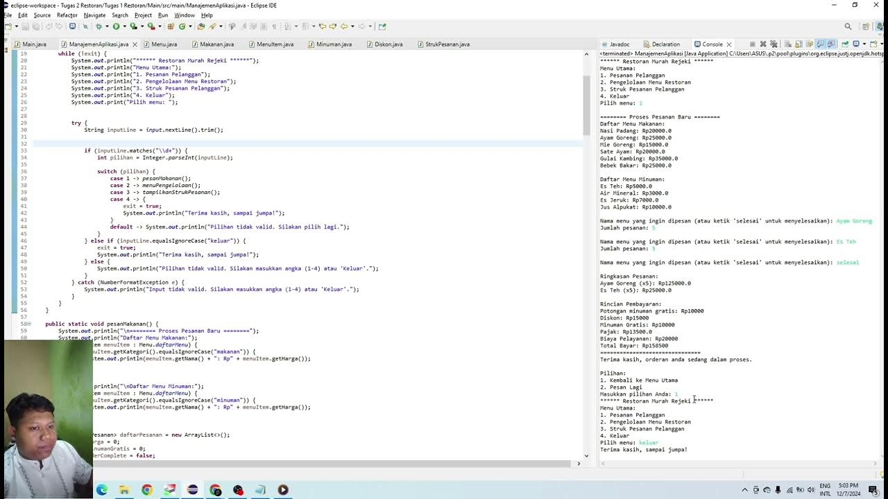 Tugas 3 Pemrograman Berbasis Desktop - YouTube