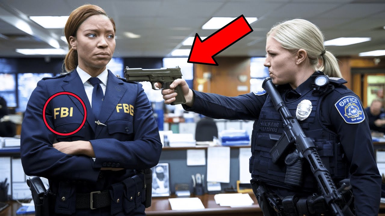 Disrespecting And Pointing A Gun At A Black FBI Agent, Female Officer ...