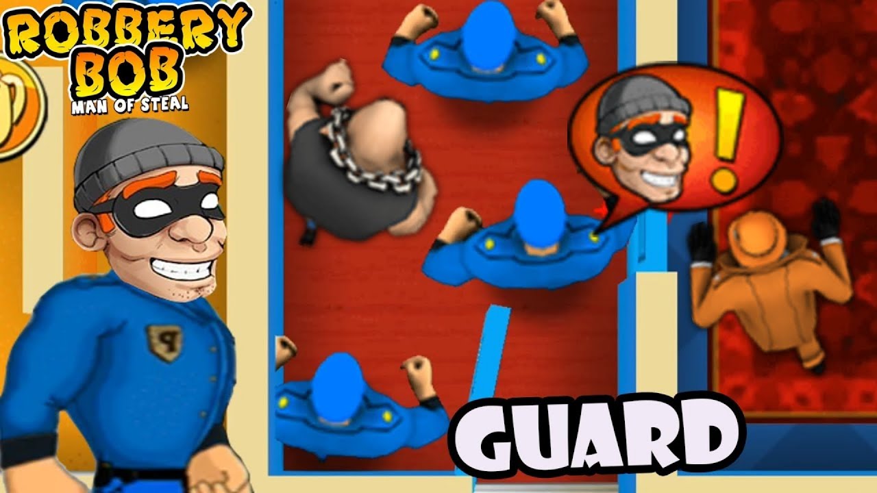 Robbery Bob Cosplay Blue Guard Character Gameplay BG14 - YouTube