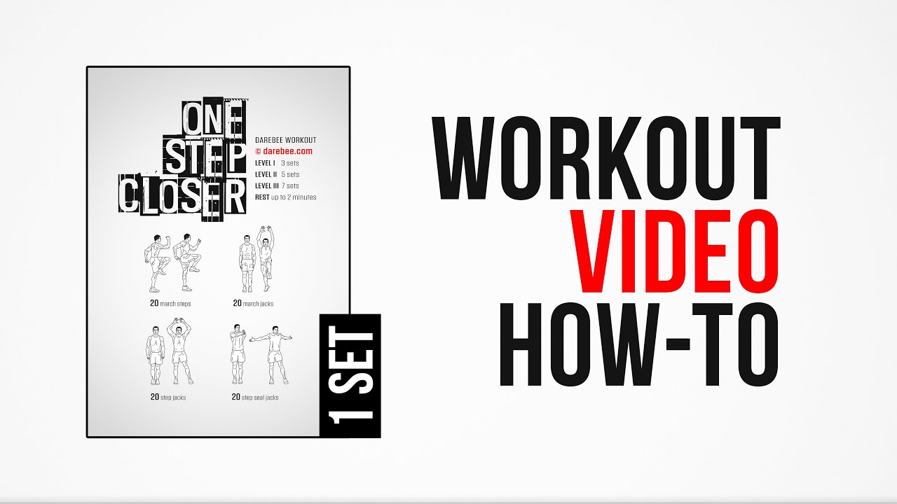 One Step Closer Workout [ How-To ] [ One Set ] by #DAREBEE - YouTube