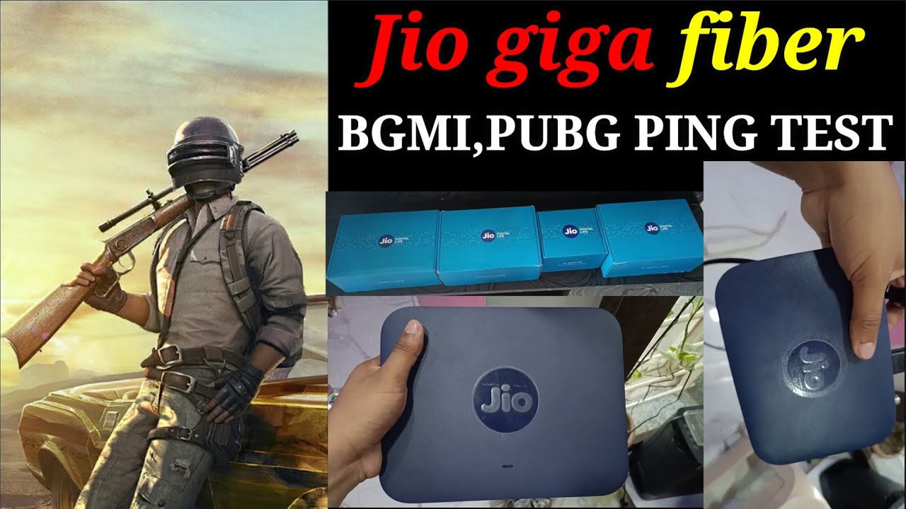 Jio Giga fiber games Ping test BGMI/PUBG 20ms😎 - YouTube