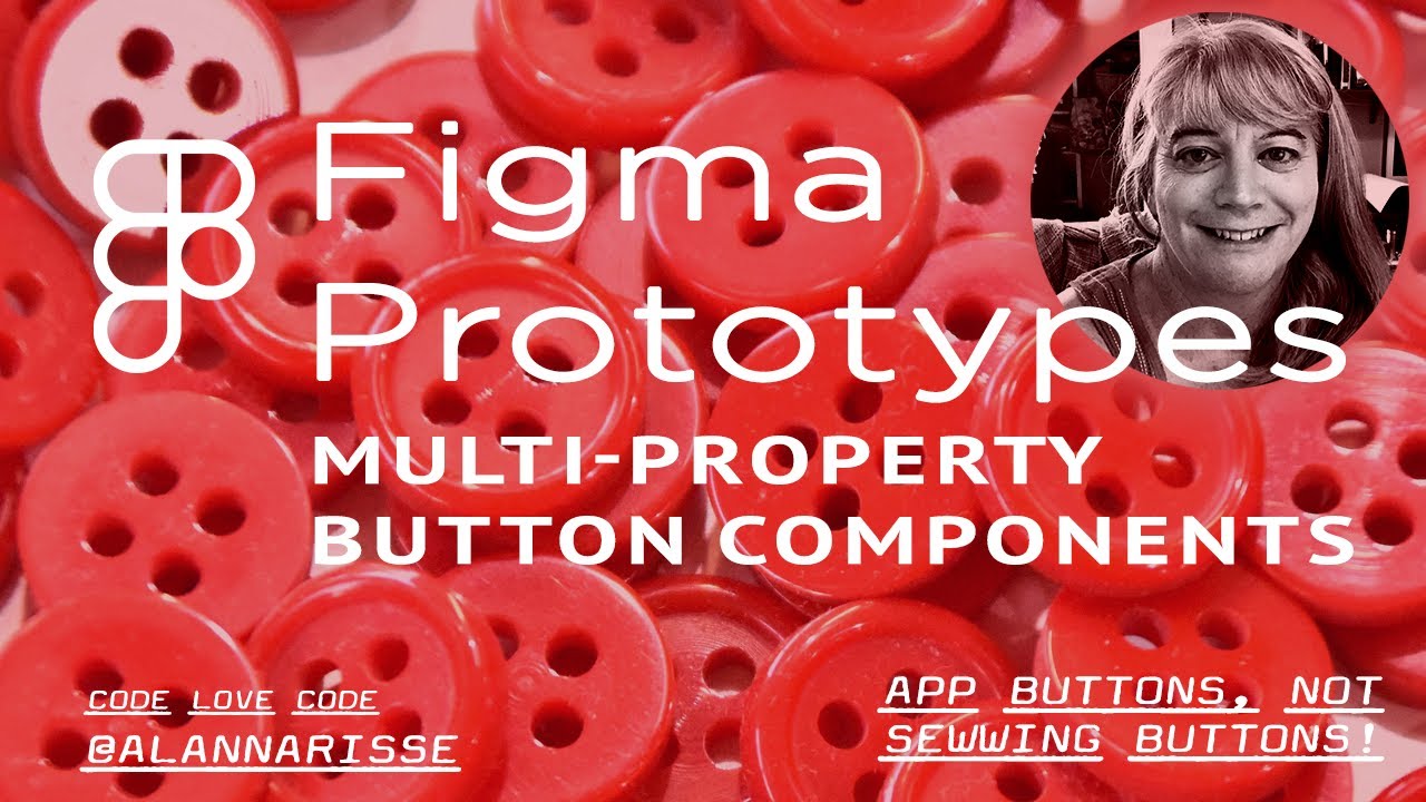 Figma: Making buttons with multiple states and sizes - YouTube