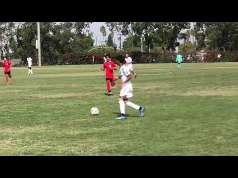 Roman Holliday LA Galaxy Academy U14 MLS Next Goal #6 vs SoCal Reds - YouTube