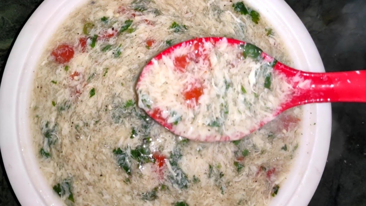 Tamato ,egg drop soup in telugu ....//delicious soup.. - YouTube