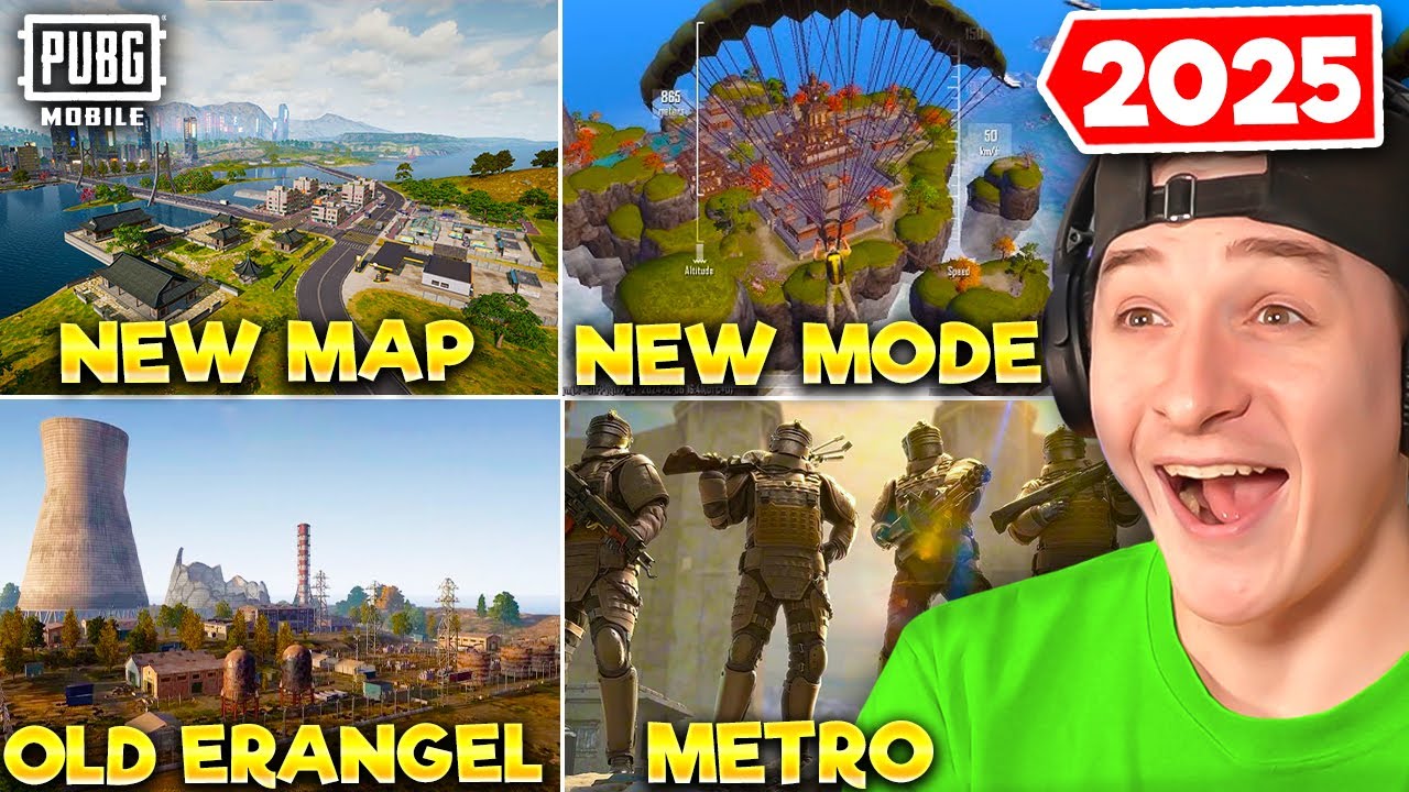 NEW BIG MAP! NEW MODES! INSANE 2025 UPDATES! PUBG MOBILE - YouTube