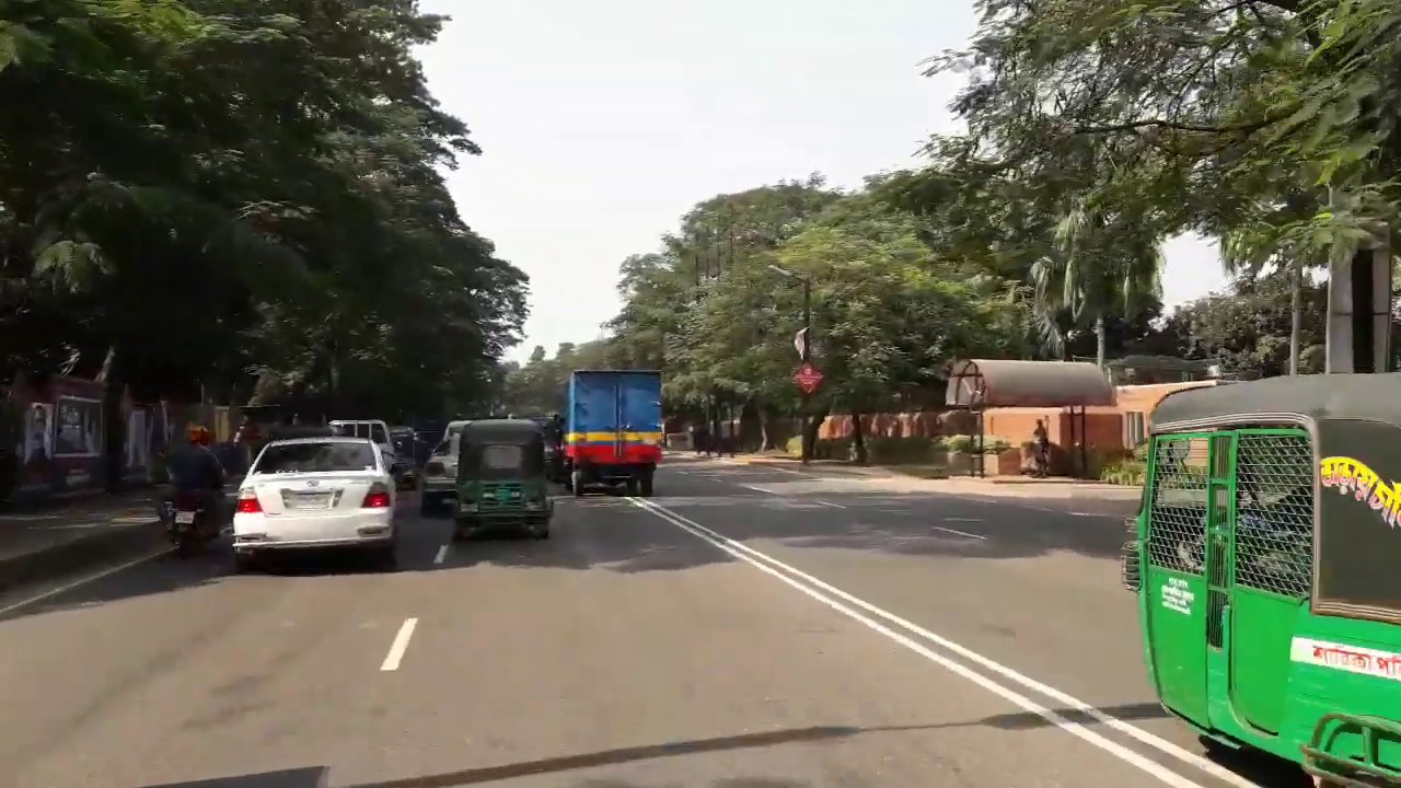 Bangladesh Parliament Front Side VIP Road | Drone Quality Motion Shoot ...