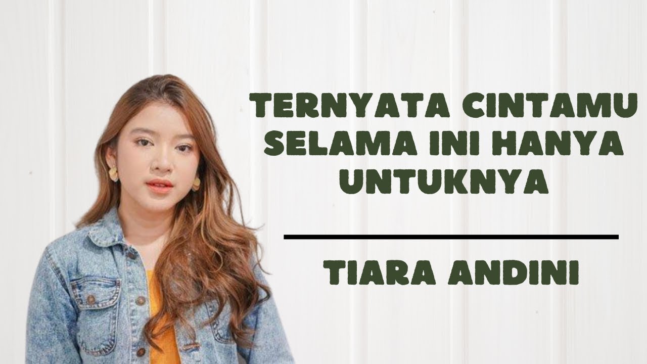 Tiara Andini - Tega (Lyrics Song / Lirik Lagu) - YouTube