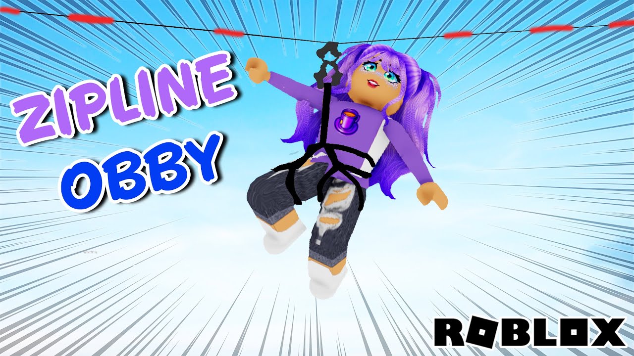 Ich muss diese OBBY an der ZIPLINE spielen! Zipline obby Roblox - YouTube