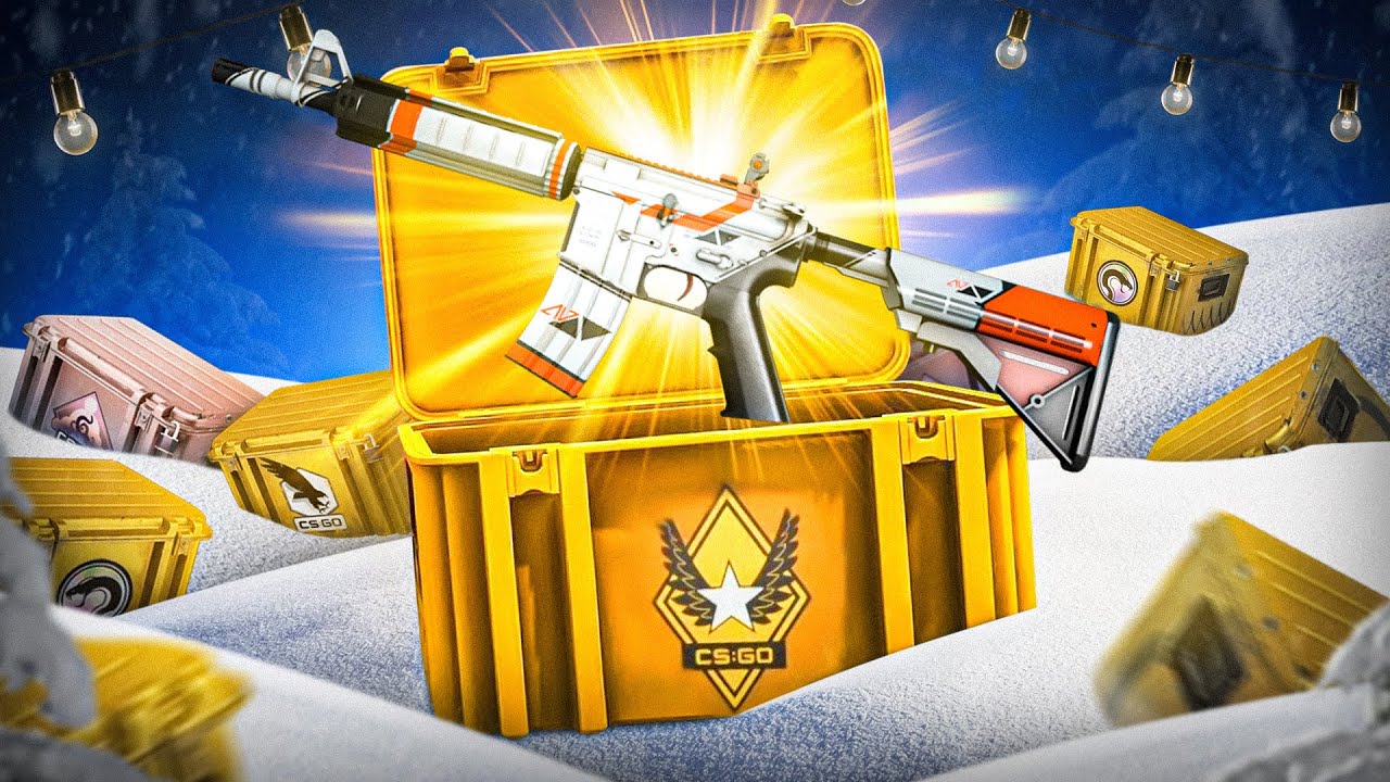 Searching for the M4A4 ASIIMOV in Winter Offensive CASES (CS2) - YouTube