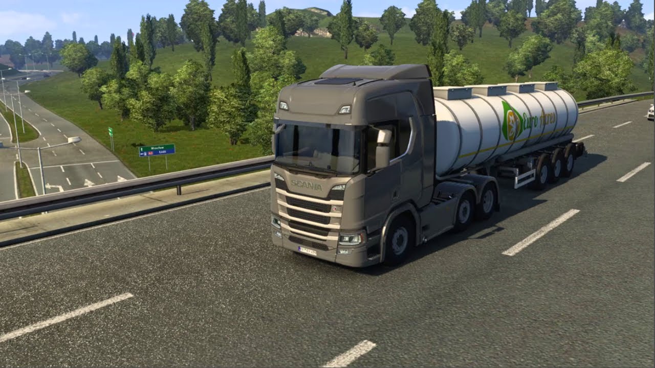 Scania R480 Berlin-Poznan- Euro Truck Simulator 2 | Thrustmaster T-GT ...