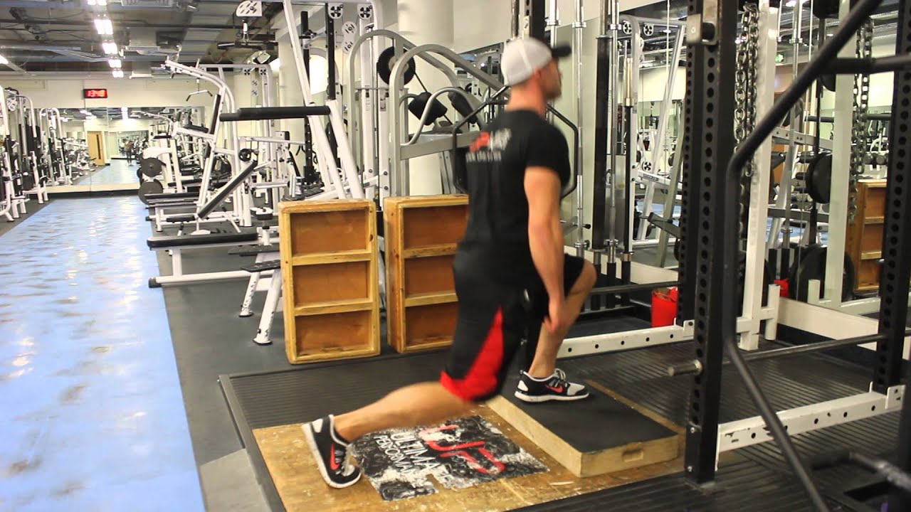 How to do: Split Squats Front Foot Elevated | Olly Foster - YouTube