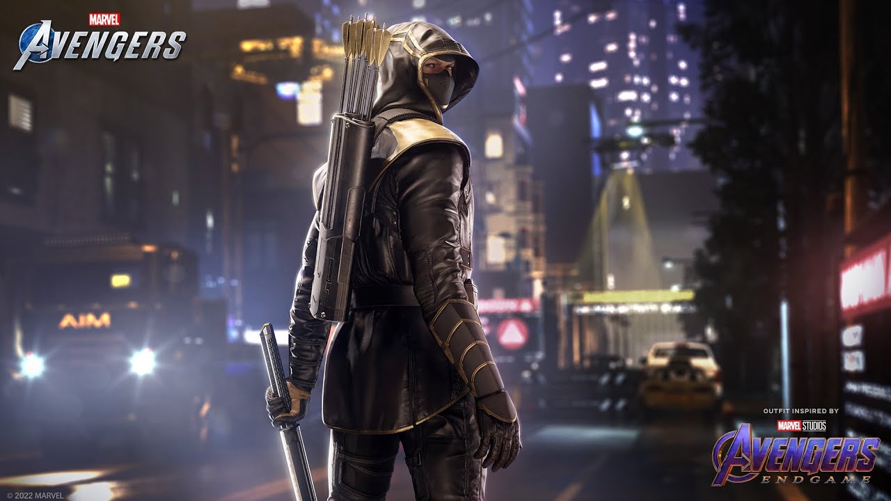 MARVEL AVENGERS: HAWKEYE MCU AVENGERS ENDGAME (RONIN)OUTFIT - YouTube