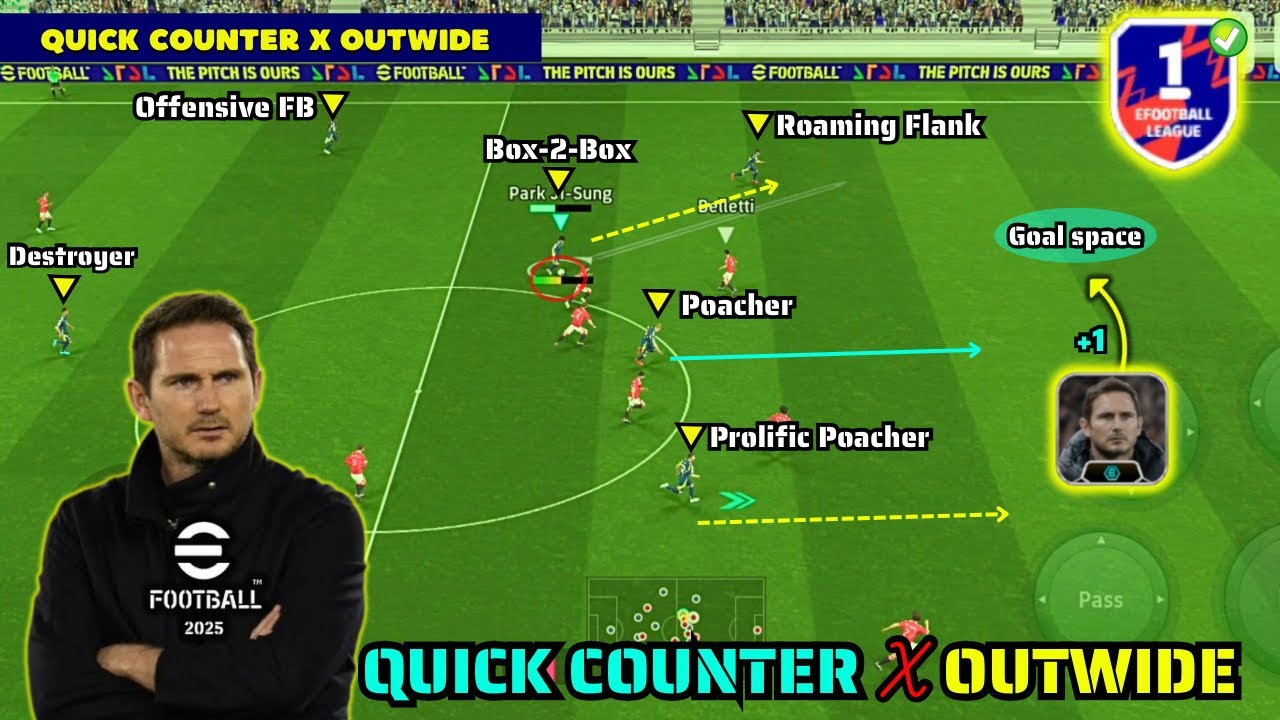 Mastered In Quick Counter x Outwide 🥵🔥 F.Lampard Quick Counter Manager ...