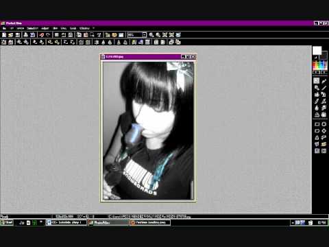 Photofiltre - How to make a quick design - YouTube