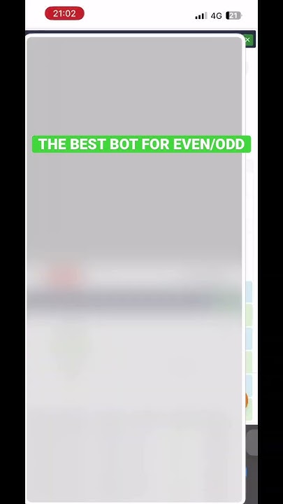 Best bot for even/odd #forex #binary #binarybot #binaryhackerbot #derivbot #hpro - YouTube