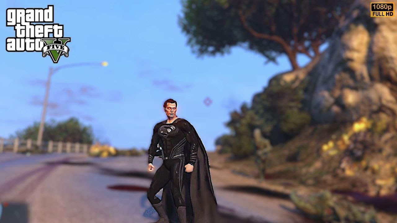 GTA 5 - Black Superman Save Los Santos City From Aliens - YouTube