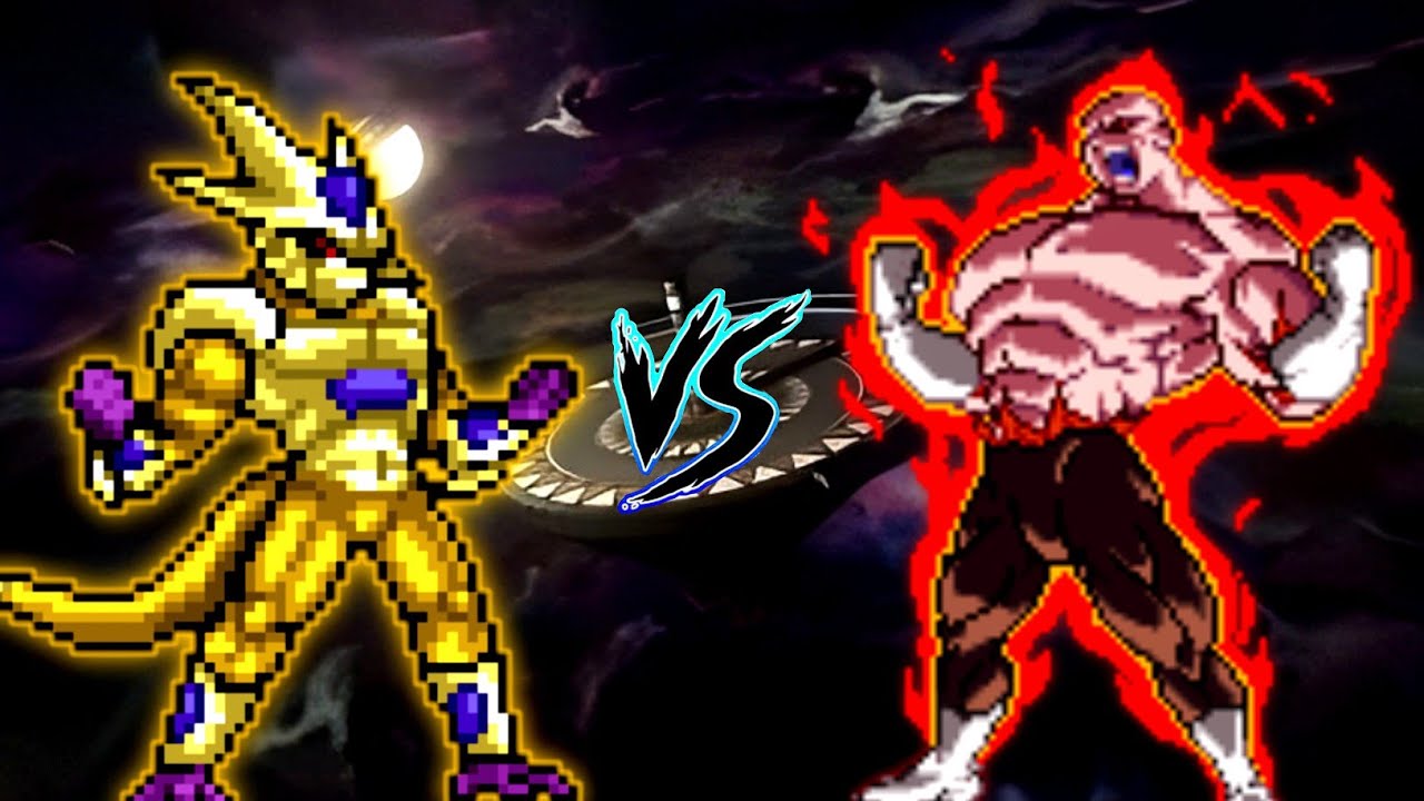 Cooler V4 (all form) (New) VS Jiren Full Power V2 in Jump Force Mugen ...