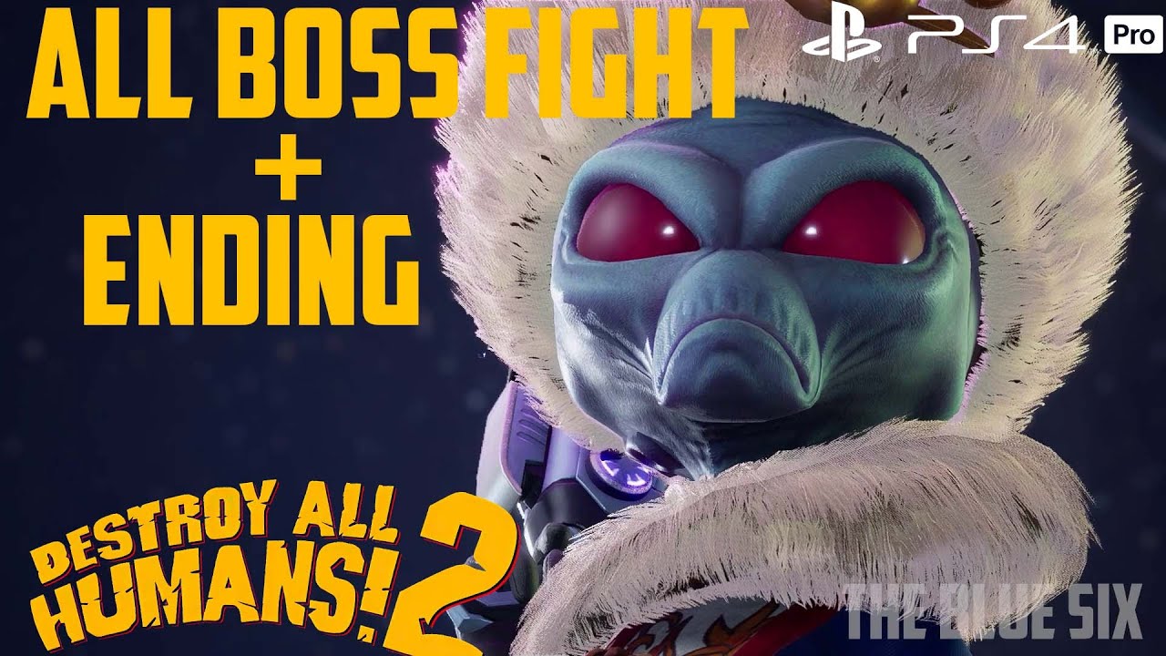 Destroy All Humans 2 Reprobed Full Boss Fight Ending PS4 Pro destroy-all-humans-2-reprobed-full-boss-fight-ending-ps4-pro