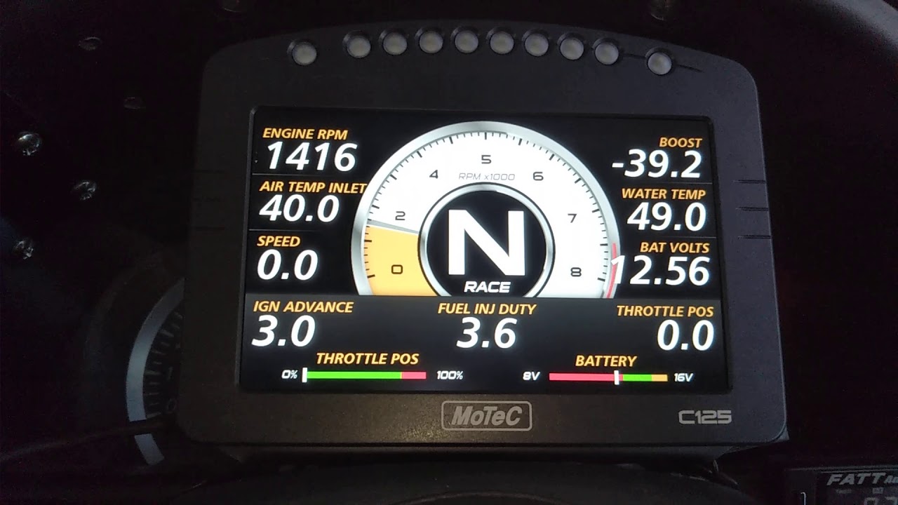 LINK ECU - MoTeC C125 CANで接続 JB23W - YouTube