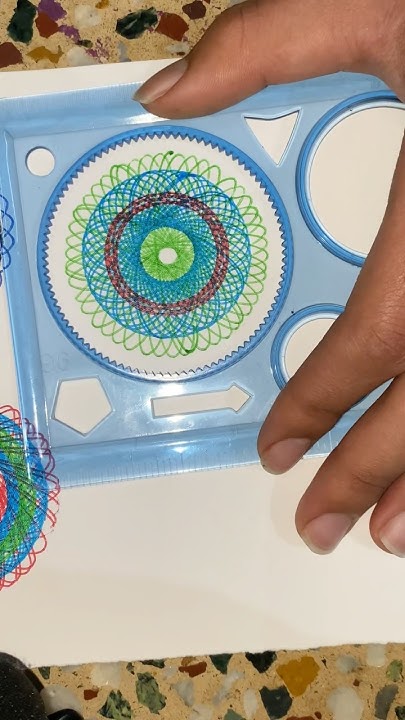 Mesmerizing Spirograph Art 😱 Hypnotic Geometric Patterns Unfold! || #yt ...