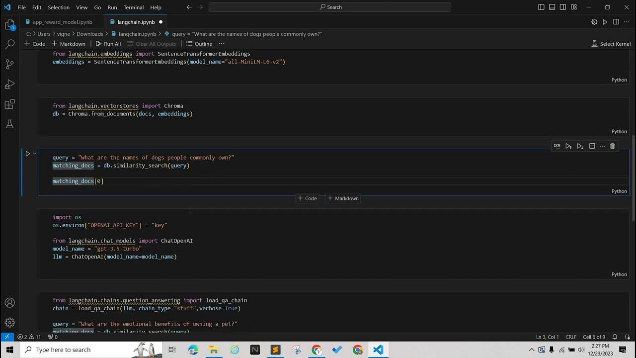 Semantic Search: Langchain, Vector DB Chroma, and OpenAI's LLM ...